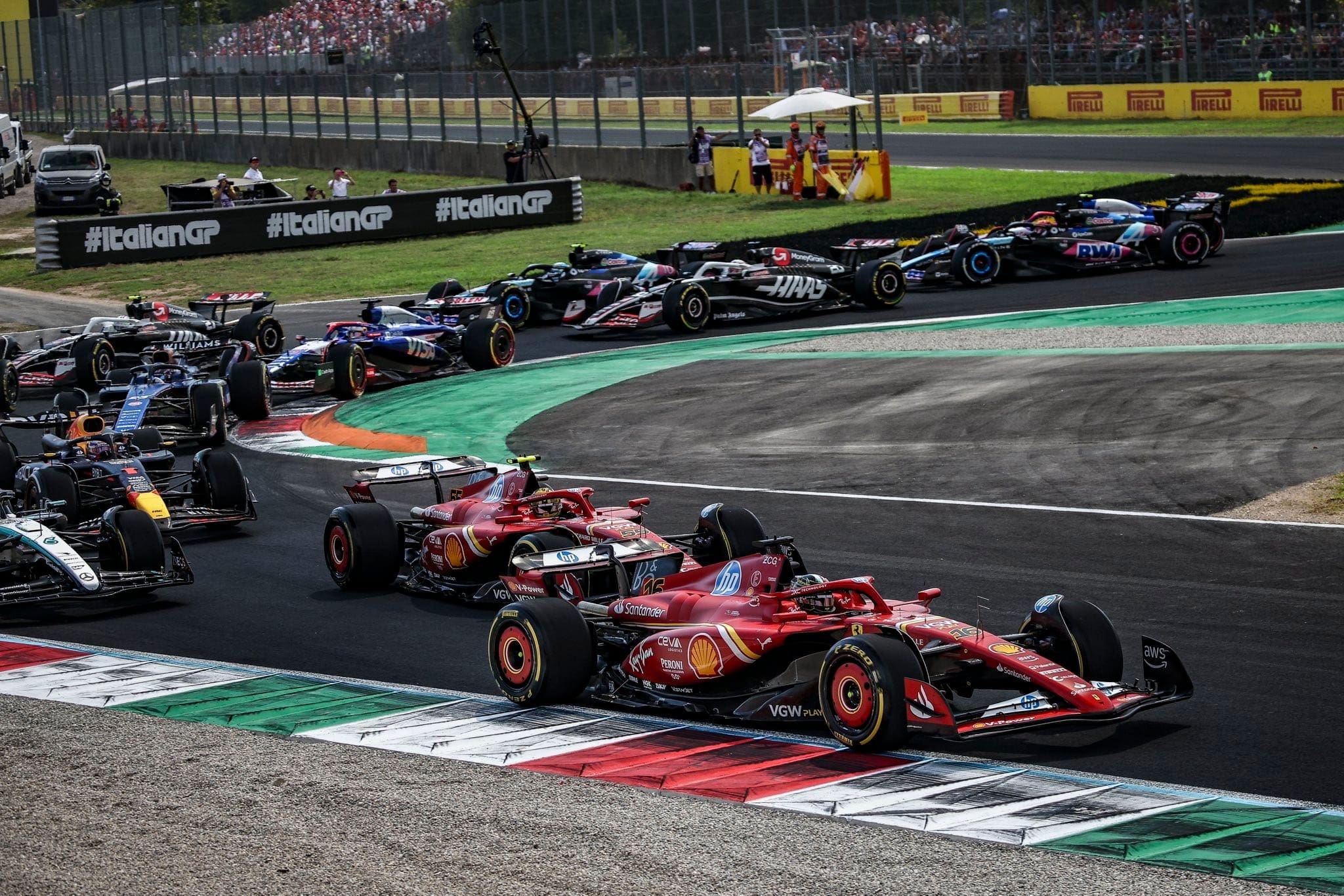 F1 a Monza: VINCE Charles Leclerc! Impresa storica della Ferrari ...